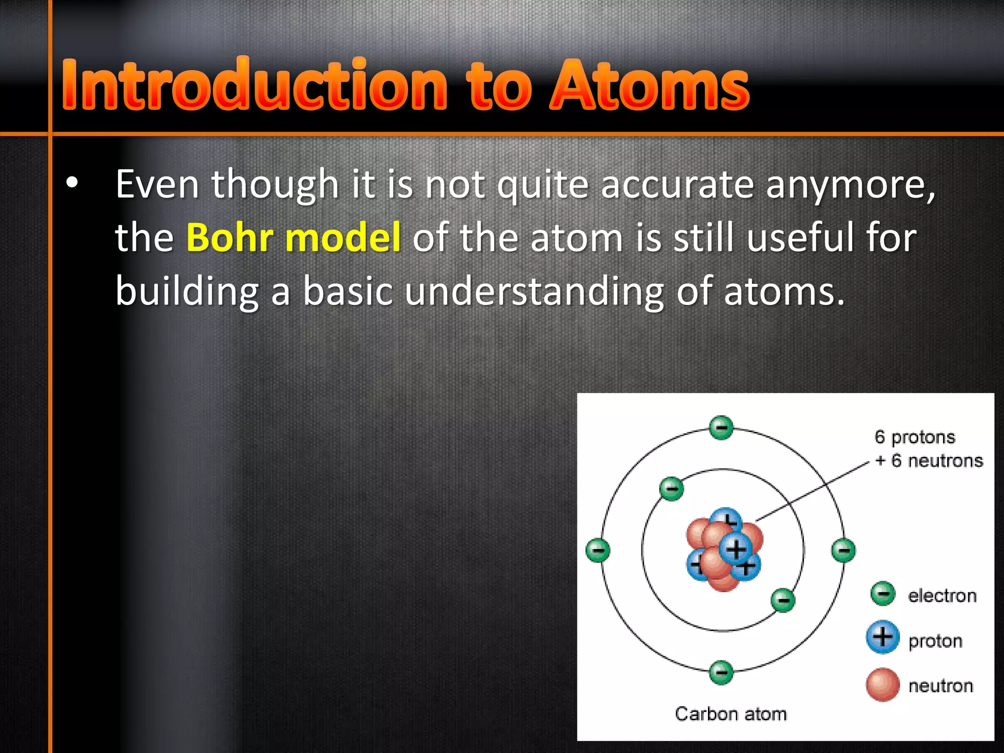 Intro to atoms | PPT
