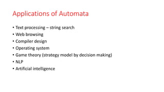 Intro to automata theory | PPT