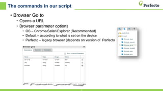 Intro to Automation Using Perfecto's CQ Lab | PPT