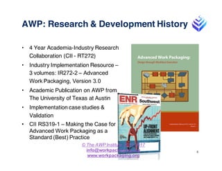 Advanced Work Packaging Overview | PDF