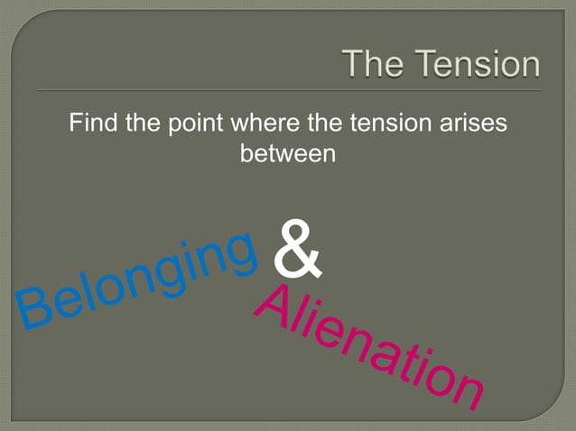 Belonging - An Introduction | PPTX