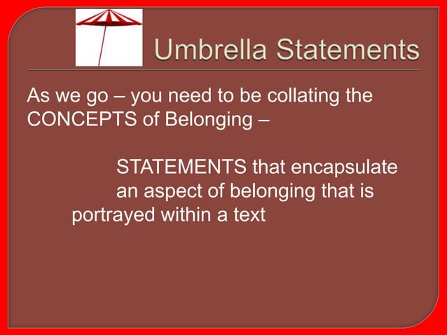 Belonging - An Introduction | PPTX