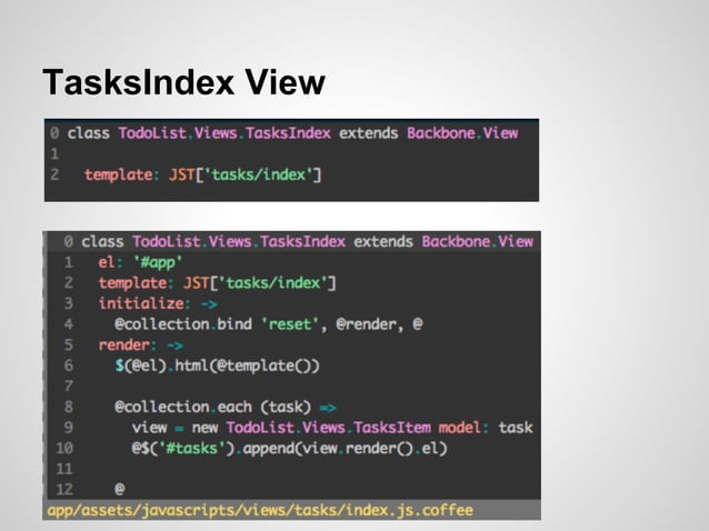 Intro to Backbone.js with Rails | PPT