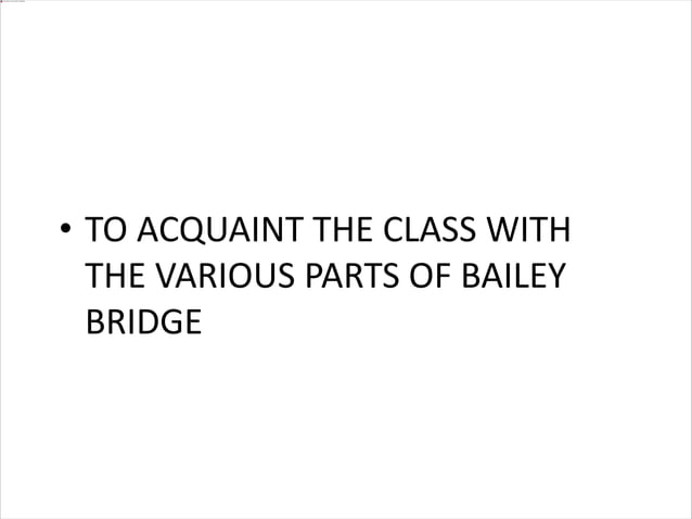 INTRO TO BAILEY BRIDGE.pptx | Musical Instruments | Hobbies & Interests