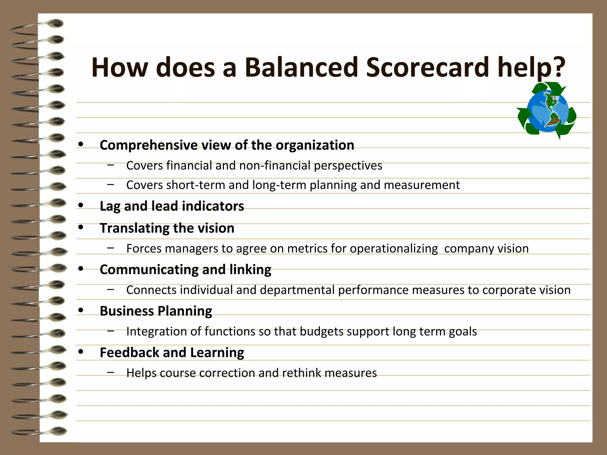Intro to balanced scorecard | PPT