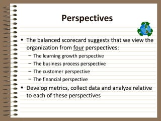 Intro to balanced scorecard | PPT