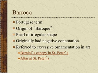 Intro to Baroque | PPTX