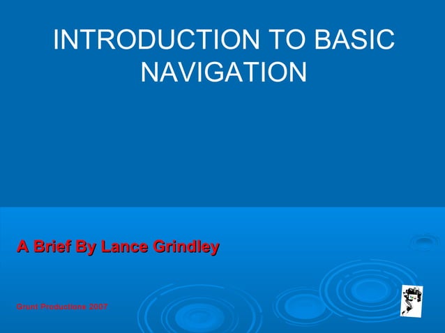 Intro to basic navigation lrg | PPT | Cruises | Travel Type