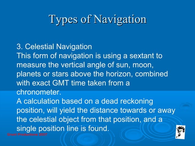 Intro to basic navigation lrg | PPT | Cruises | Travel Type