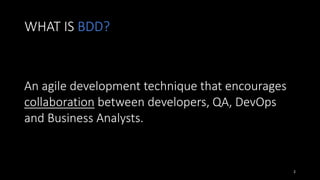 Intro to BDD | PPT