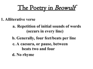 intro_to_beowulf-2.ppt of literature in english | PPT