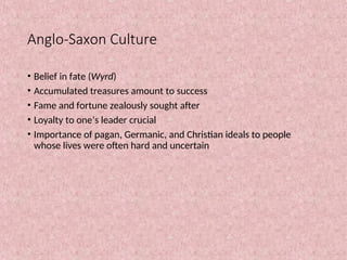 intro_to_beowulf-2.ppt of literature in english | PPT