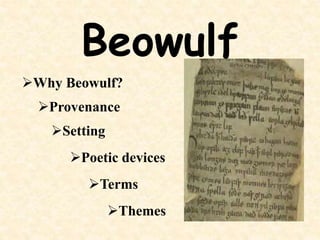 Introduction to Beowulf Powerpoint Presentation.ppt