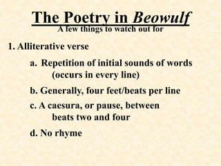 Introduction to Beowulf Powerpoint Presentation.ppt