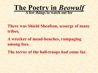 Introduction to Beowulf Powerpoint Presentation.ppt