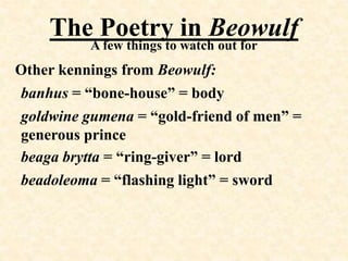 Introduction to Beowulf Powerpoint Presentation.ppt