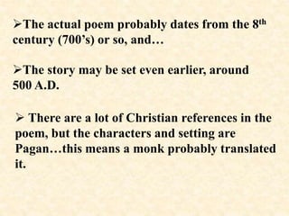 Introduction to Beowulf Powerpoint Presentation.ppt