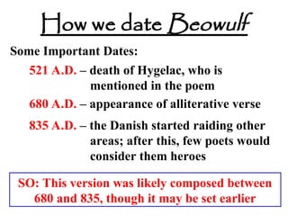 Intro to Beowulf.ppt the best literature poetry | PPT