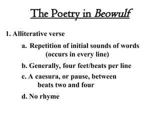 Intro to Beowulf.ppt the best literature poetry | PPT
