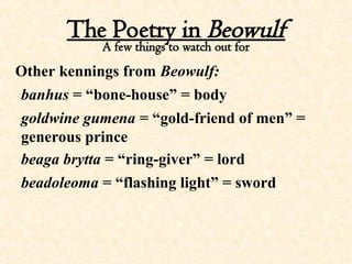 Intro to Beowulf.pptgfhgfgfgdddtddgdgfdgfdgdd | PPT