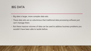 Intro to bigdata on gcp (1) | PPT