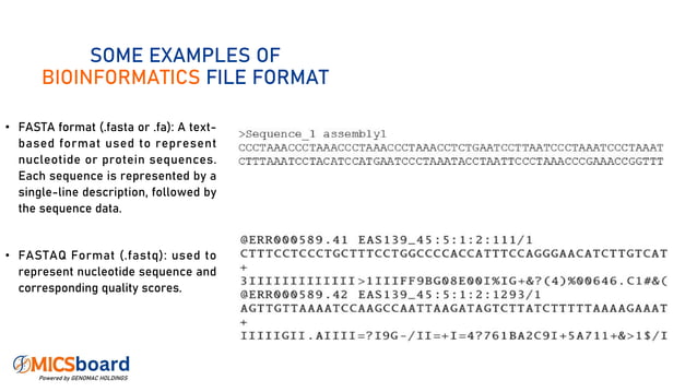 Intro to Bioinformatics for beginers student | PPT