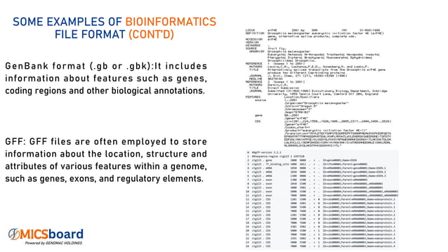 Intro to Bioinformatics for beginers student | PPT