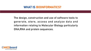 Intro to Bioinformatics for beginers student | PPT