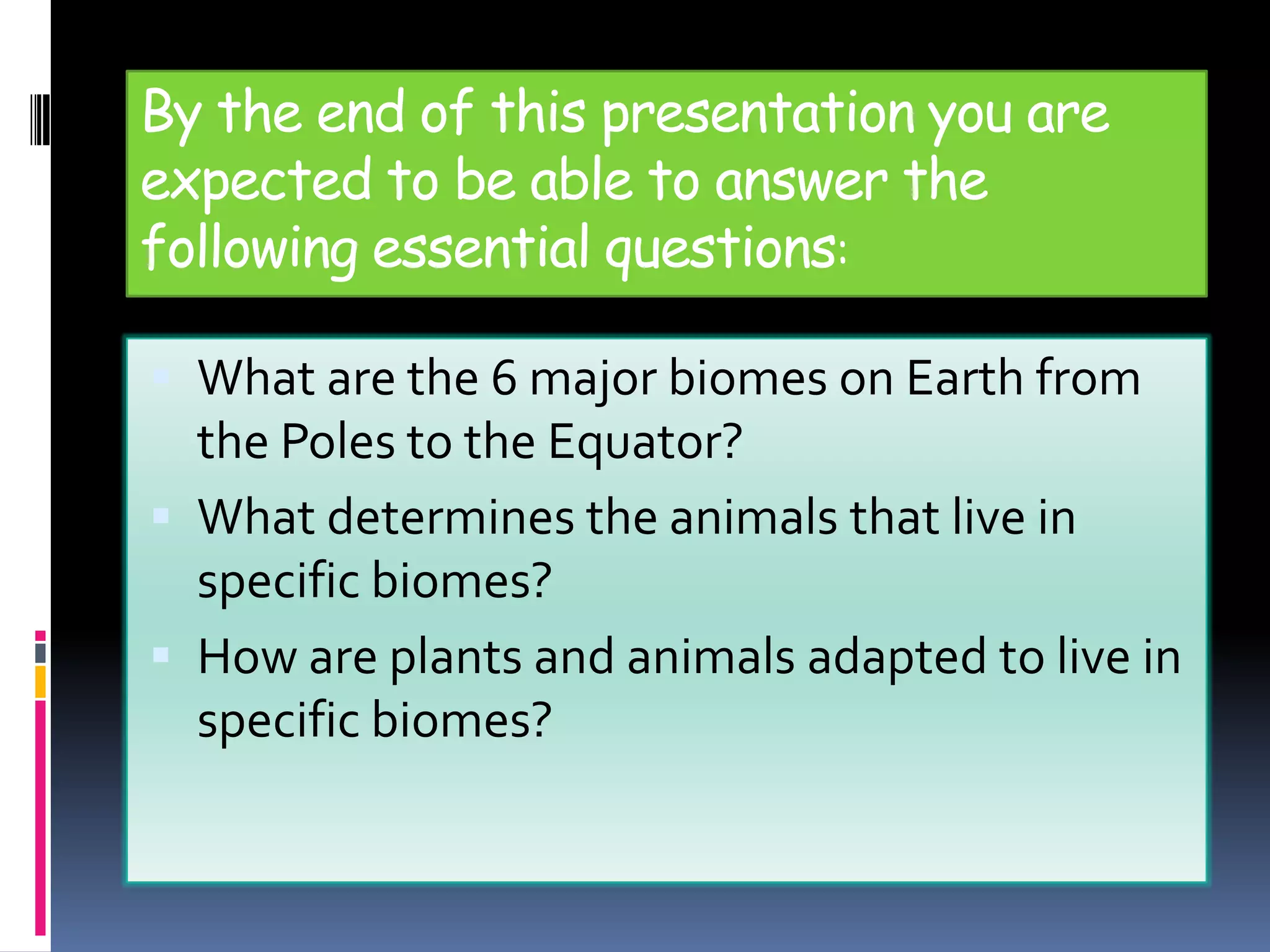 Intro To Biomes | PPTX | Geography | Science
