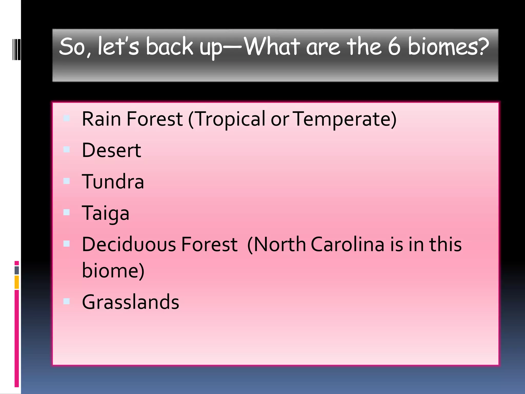 Intro To Biomes | PPTX | Geography | Science
