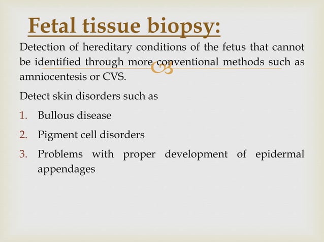 prenatal Diagnosis of genetic Disorders | PPT