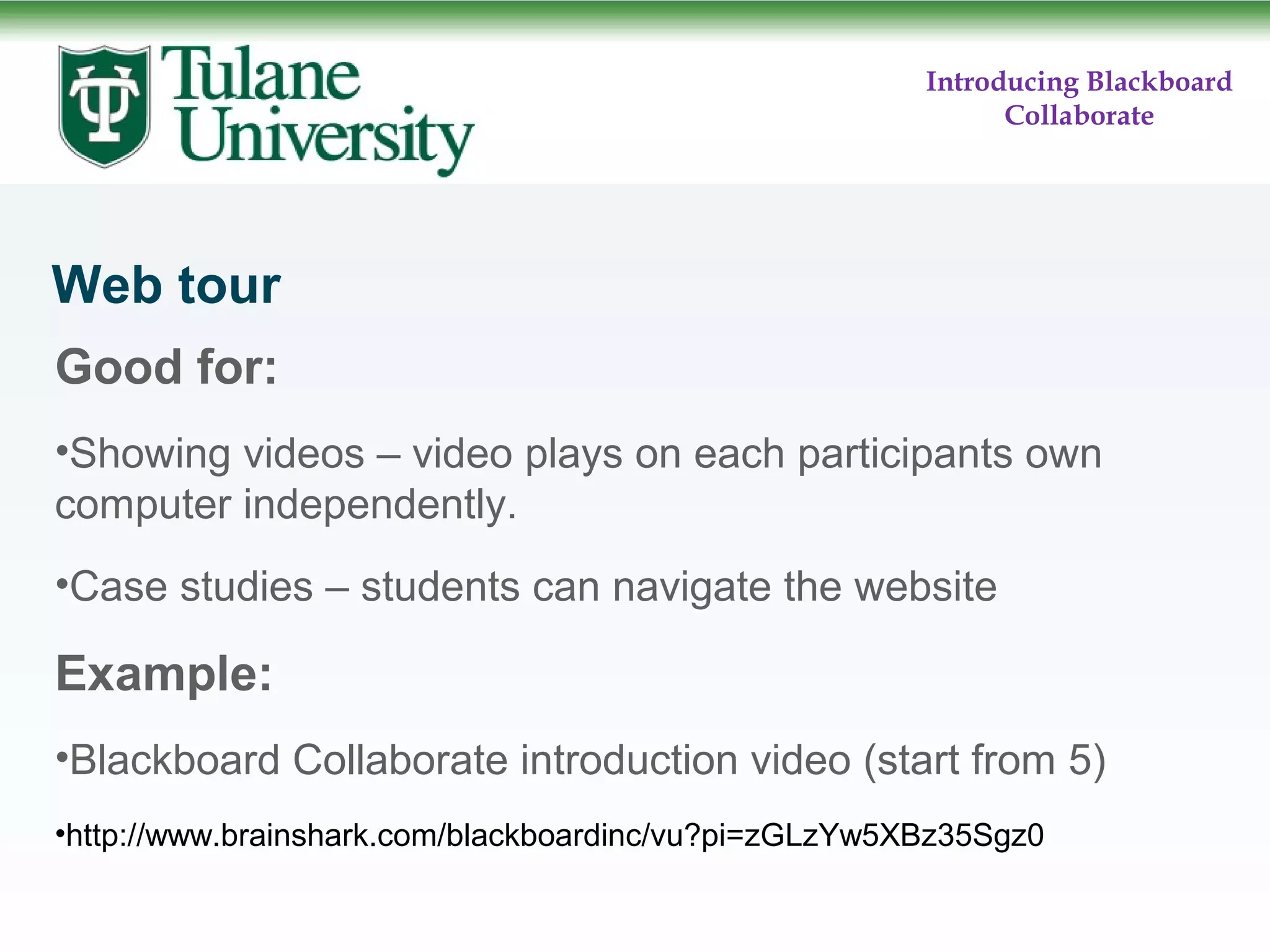 Introduction to blackboard_collaborate | PPT