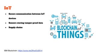Intro to blockchain technology | PPT