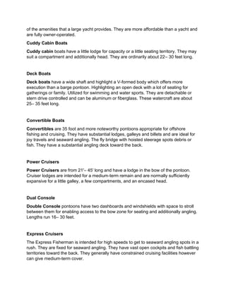 Intro to boat types | PDF