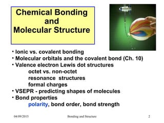 chemical bonding and molecular orbitals | PPT