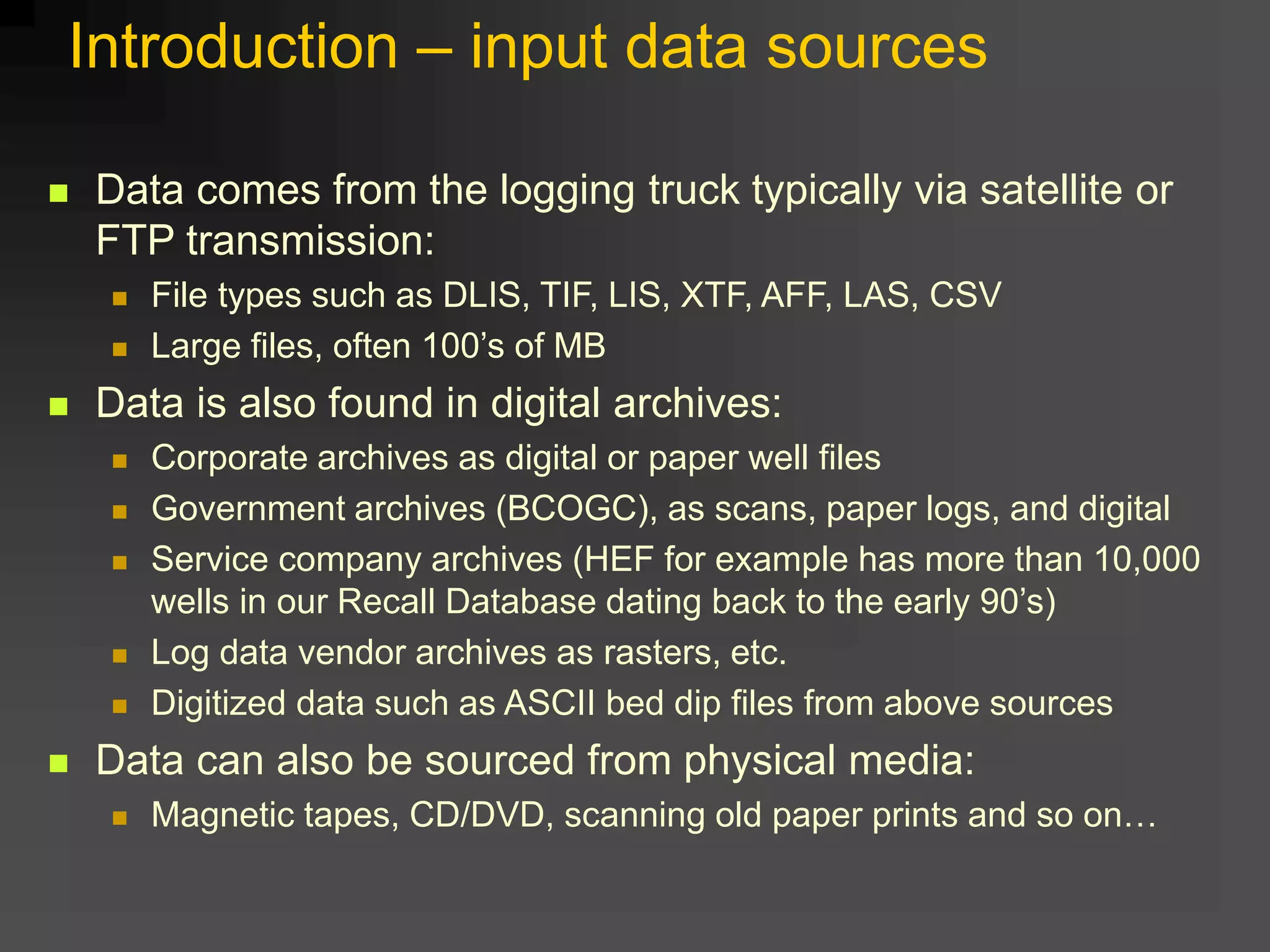 Dipmeter Data, Borehole Image Logs and Interpretation | PPTX