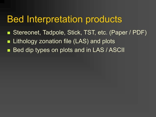 Dipmeter Data, Borehole Image Logs and Interpretation | PPTX | Geology ...