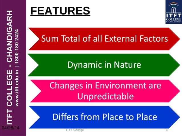 ITFT - Intro to business environment | PPT