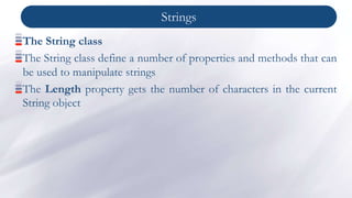 Intro to C# - part 2.pptx emerging technology | PPT