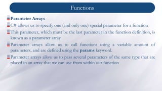 Intro to C# - part 2.pptx emerging technology | PPT