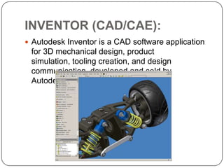 Intro to CAD CAM Tools | PPTX