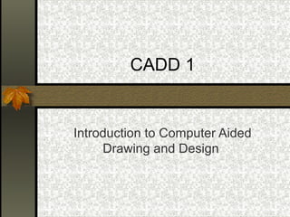 Intro to Technical Drawing | PPT