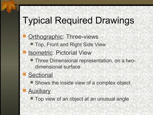 Intro to Technical Drawing | PPT | 3-D Graphics | Computer Software and ...