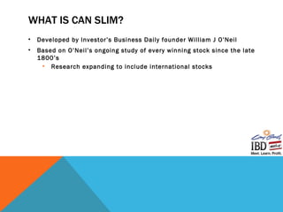 Intro to CANSLIM | PPT