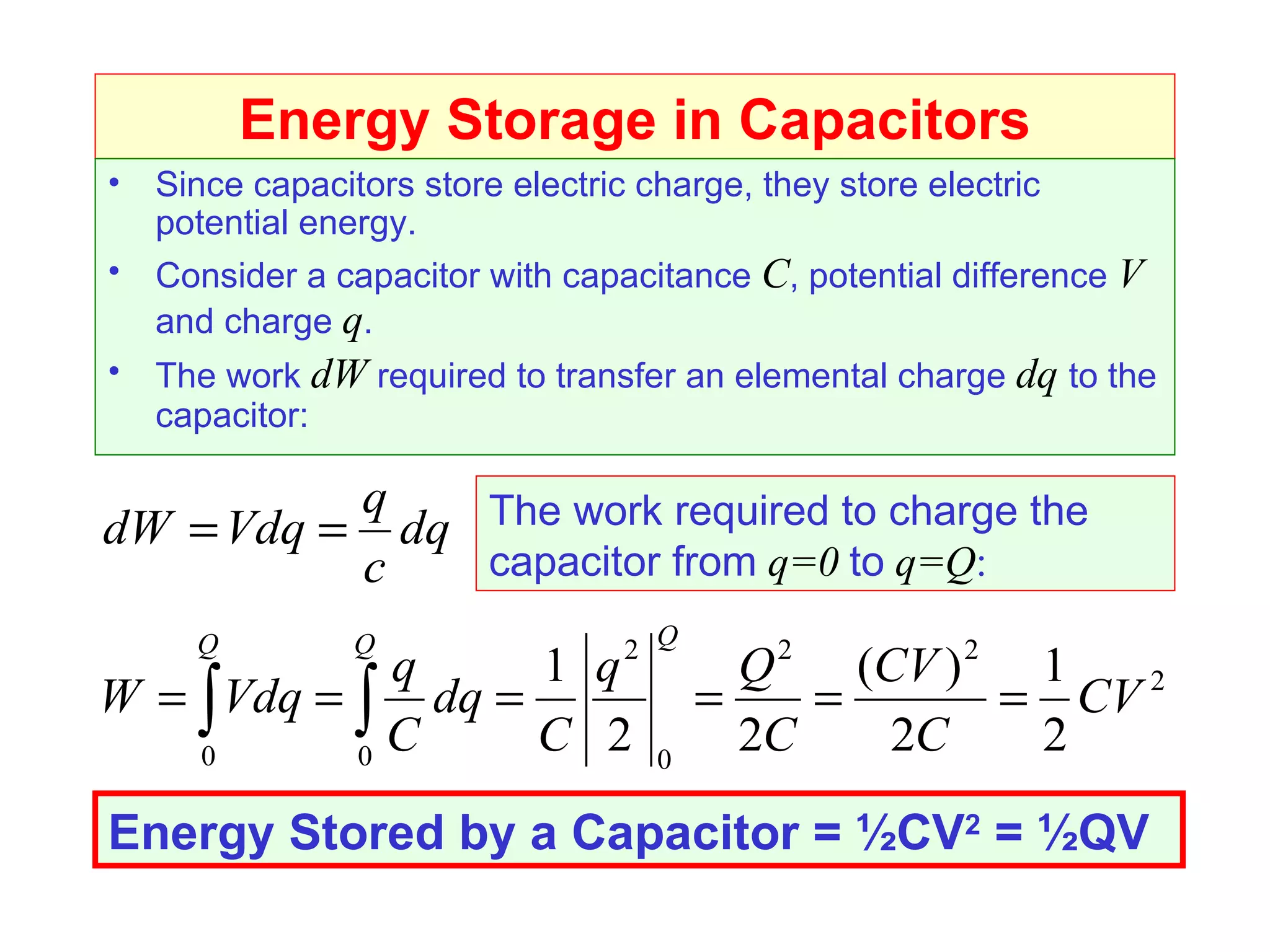 Intro To Capacitors | PPT