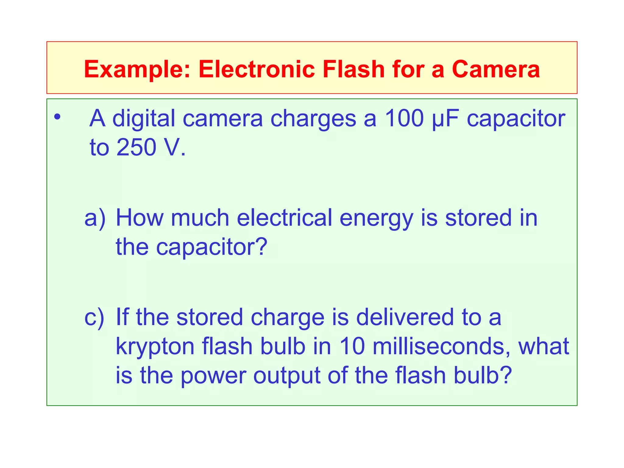 Intro To Capacitors | PPT
