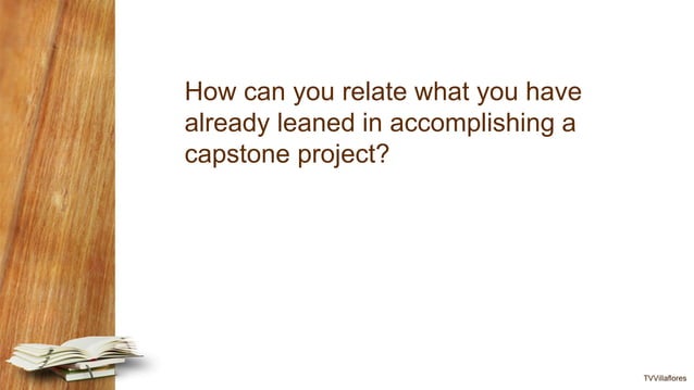 Introduction To Capstone Project Pdf