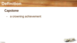 Introduction to Capstone Project | PDF