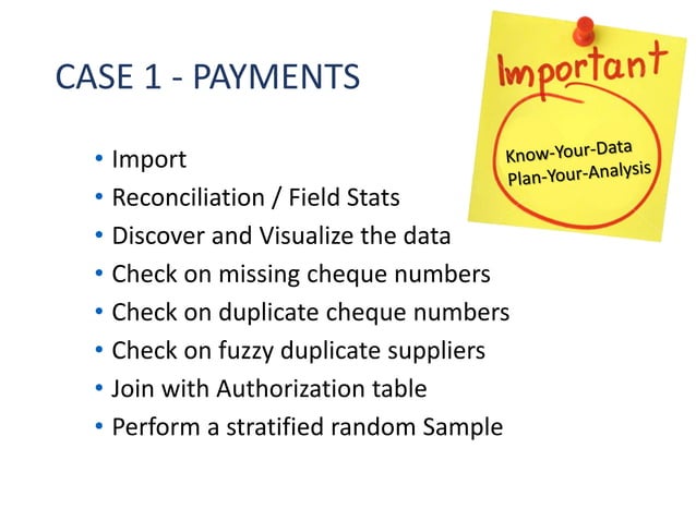 Introduction to CaseWare IDEA - Designed by Auditors for Auditors | PDF