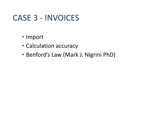 Introduction to CaseWare IDEA - Designed by Auditors for Auditors | PDF